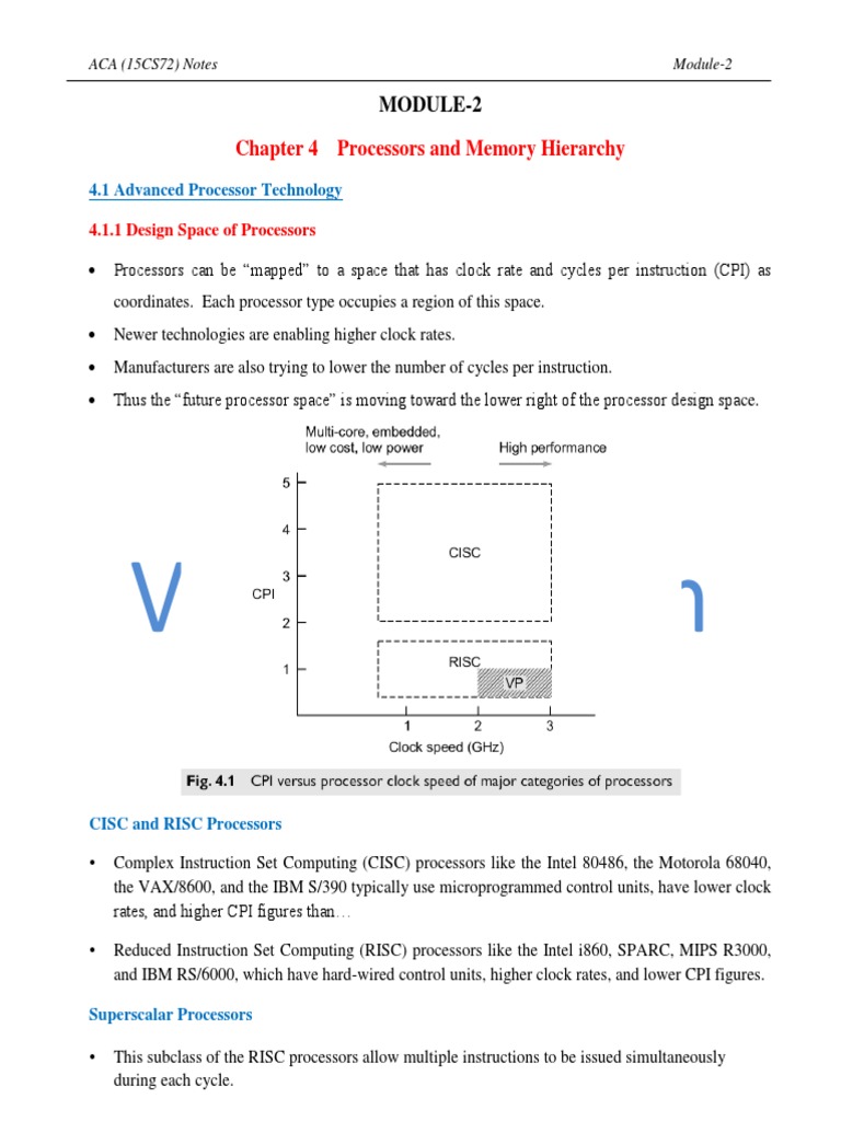 Chapter 4 Processors and Memory Hierarchy: Module-2 | Descargar gratis PDF | Central Processing ...