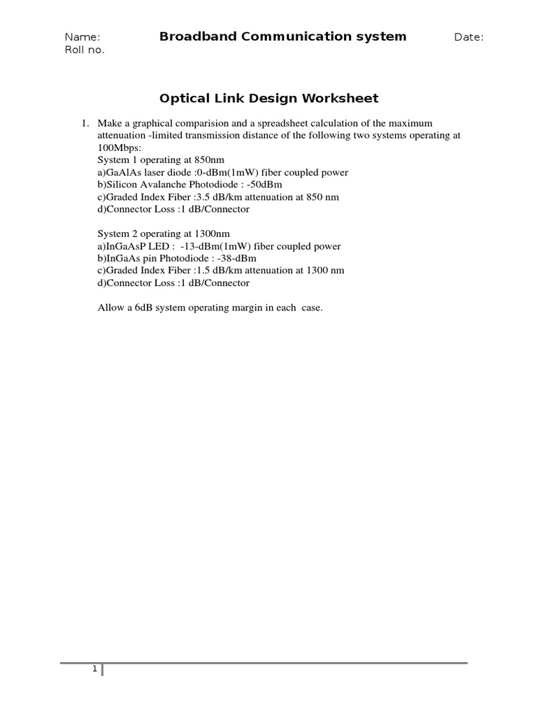 Broadband Communication System - Unit 3 - WDM | PDF | Optical Fiber | Dispersion (Optics)