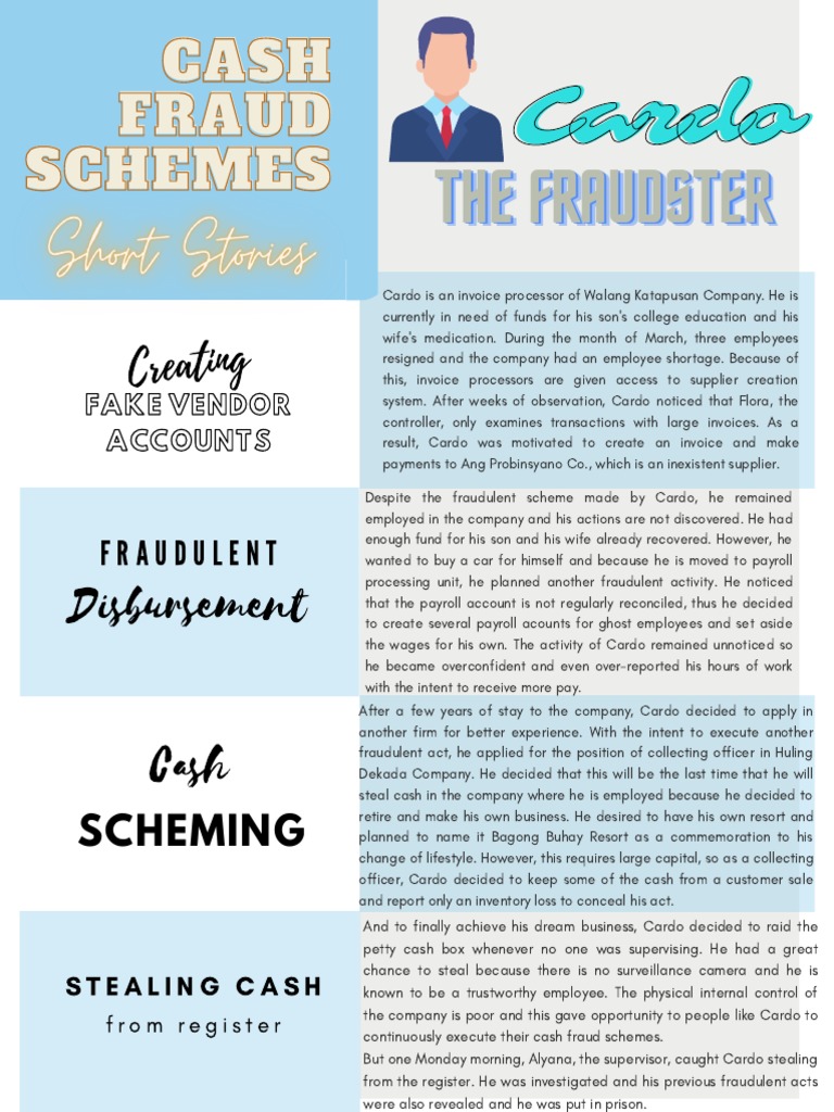 Cash Fraud Schemes: The Fraudster | PDF | Fraud | Theft