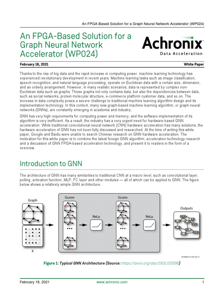 An FPGA-Based Solution For A Graph Neural Network Accelerator | PDF ...