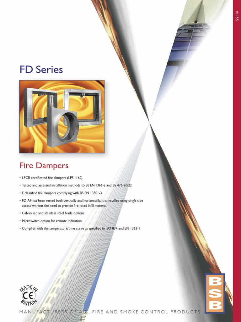 Technical Data Sheet BSB FD Series | PDF