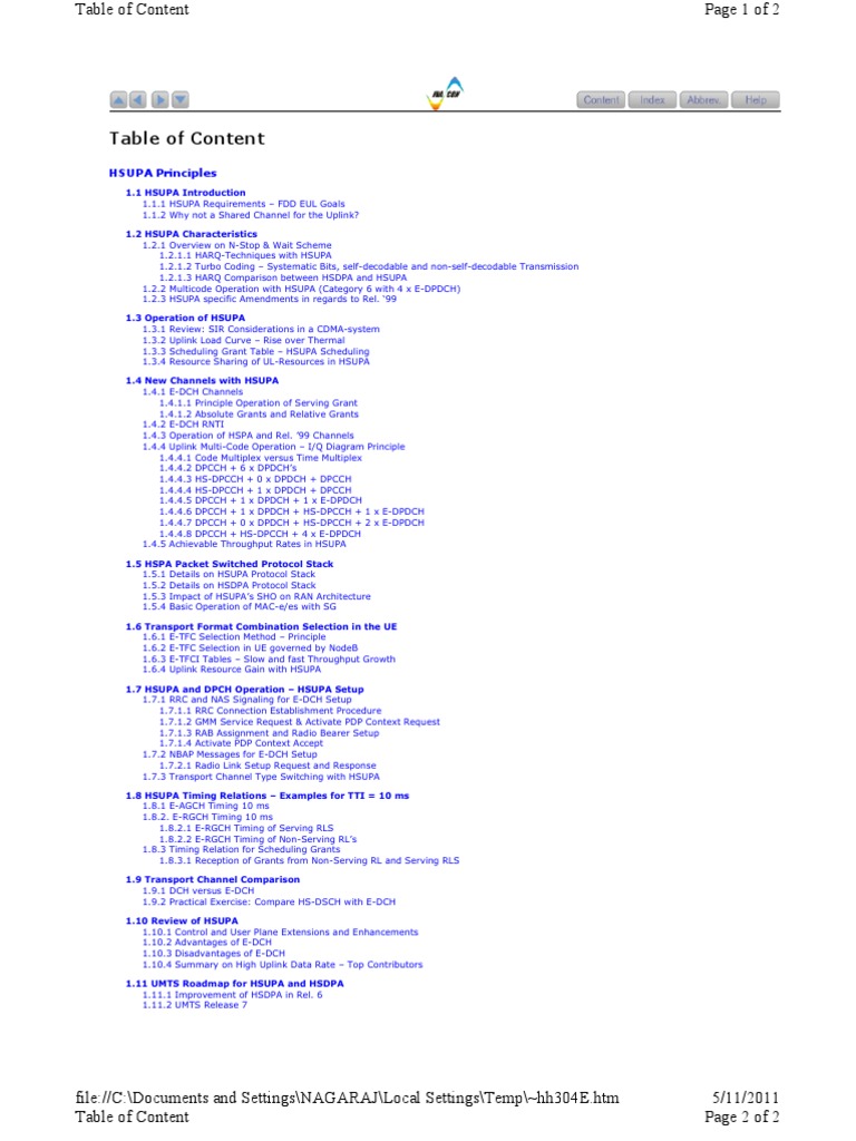 HSUPA | PDF | High Speed Packet Access | Telecommunications Standards