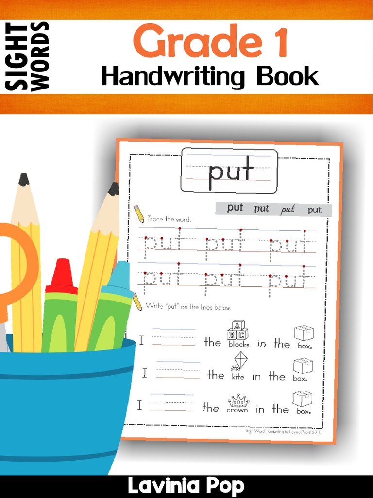Handwriting Book: Grade 1 | Download Free PDF | Books | Copyright