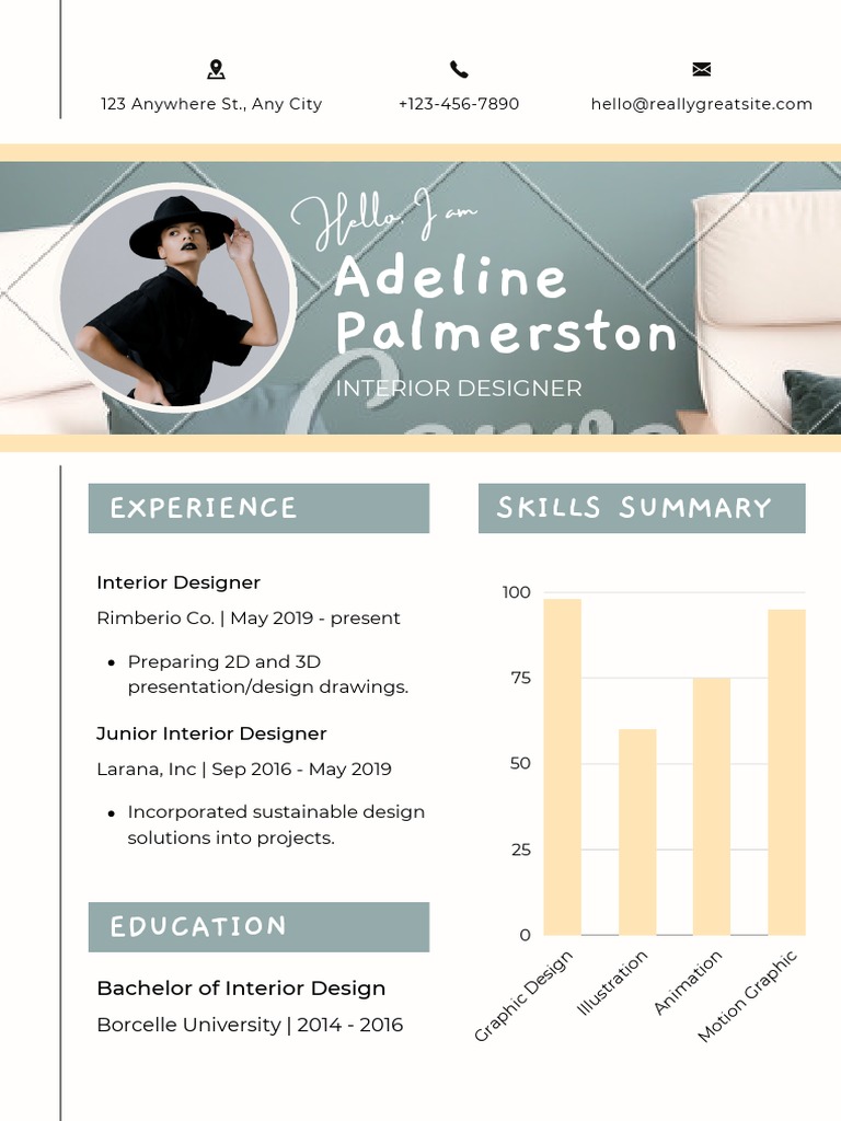 Adeline Palmerston: Experience Skills Summary | PDF | Memorandum ...
