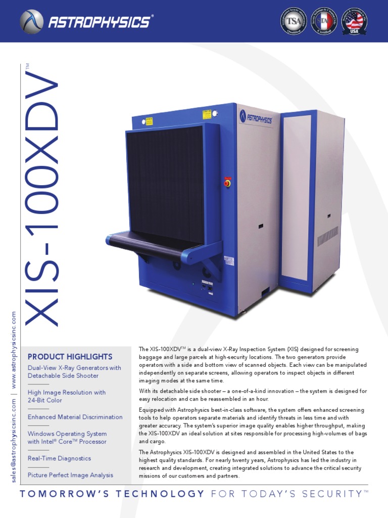 50-00-PB12-00 XIS-100XDV Brochure Rev K | PDF | Display Resolution | Computer Engineering