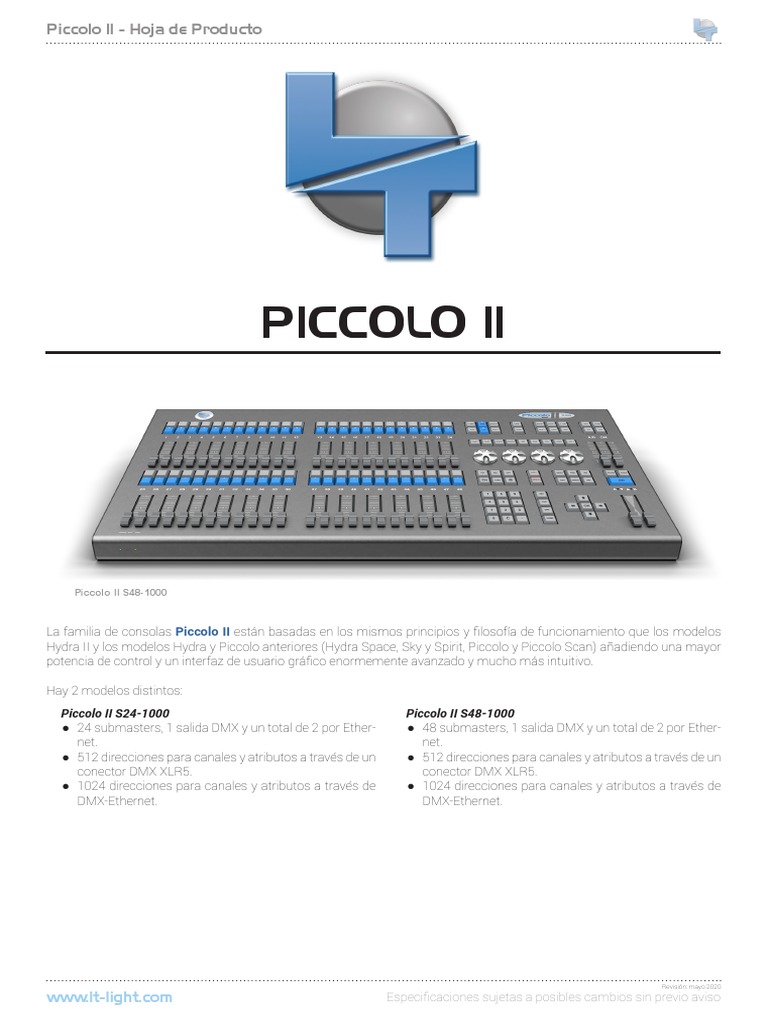 PiccoloII S1000 ES | PDF | Hardware de la computadora | Ingenieria ...