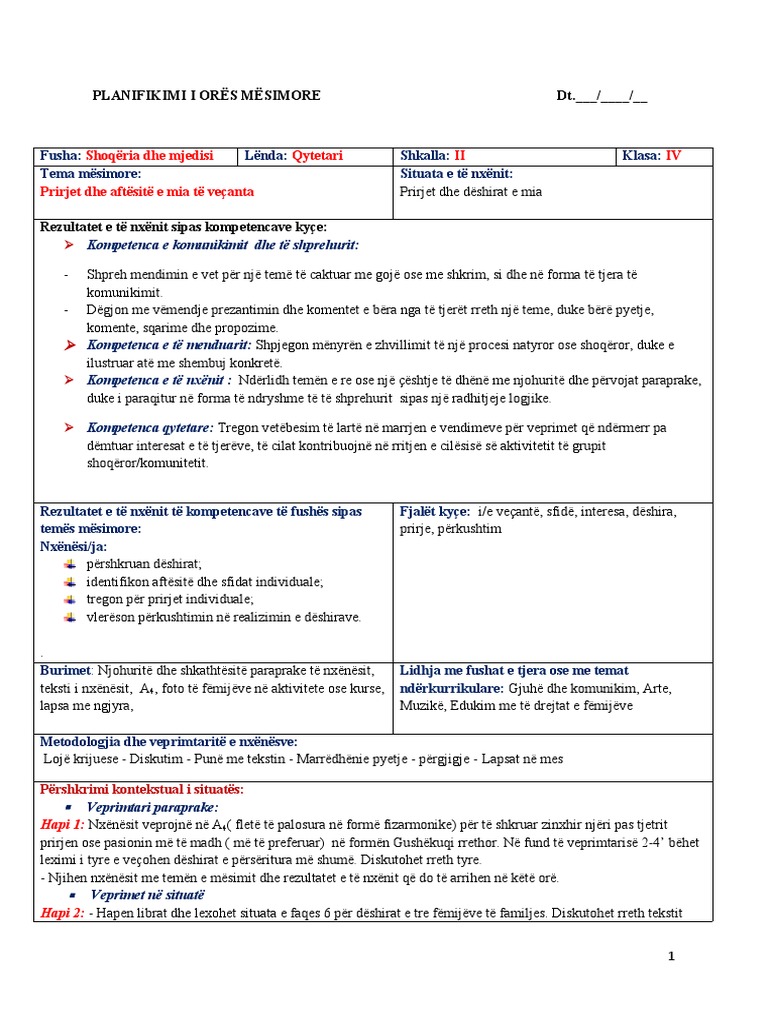 Qytetari 4 - Ditare | PDF