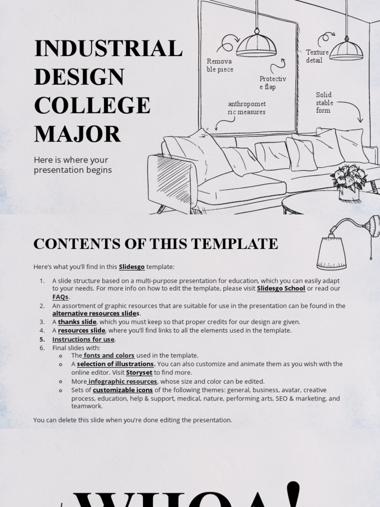 Industrial Design College Major - by Slidesgo | PDF | Planets | Solar ...