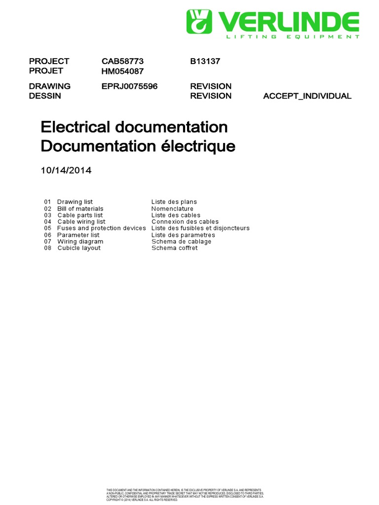 Electrical Documentation Documentation Électrique | Download Free PDF ...