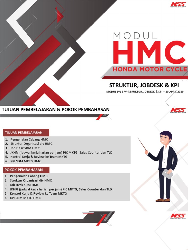 (H5) Struktur, Job Desk Kpi (200420) | PDF