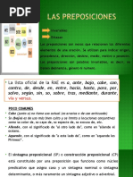 Las Preposiciones Cuadro | PDF | Preposición y Postposición | Violencia