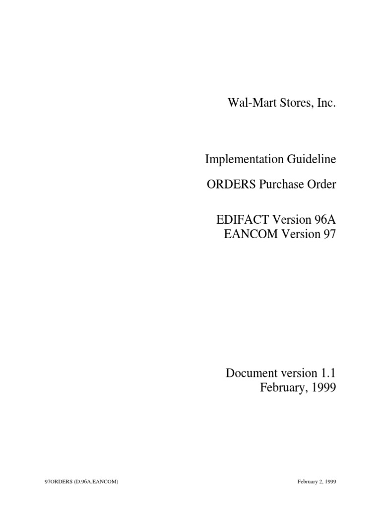 EDIFACT96 A | PDF | Decimal | Significant Figures