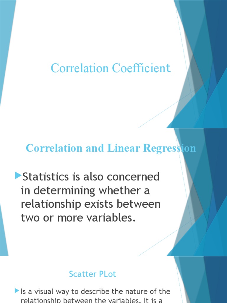 Correlation Coefficient | PDF | Statistics | Teaching Mathematics