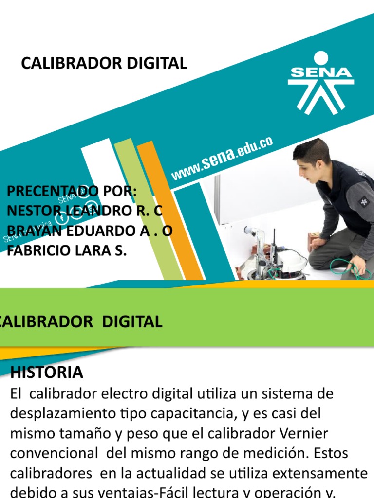 Partes y Uso del Calibrador Digital | PDF | Tecnología