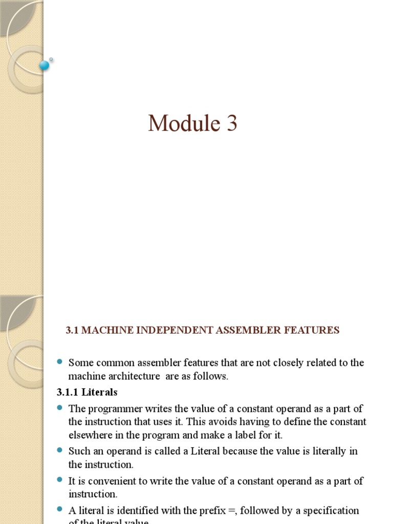 Module 3 - Complete Chapter | PDF | Assembly Language | Software Development
