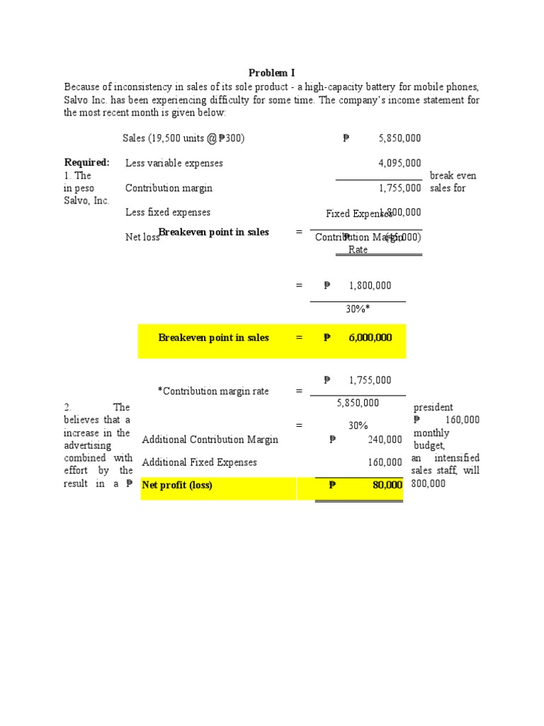 Sem Output Probs and Answers | PDF