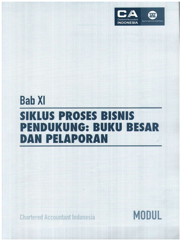 11 Siklus Proses Bisnis Pendukung BB Dan Pelaporan | PDF | Bisnis | Pengelolaan Keuangan & Uang
