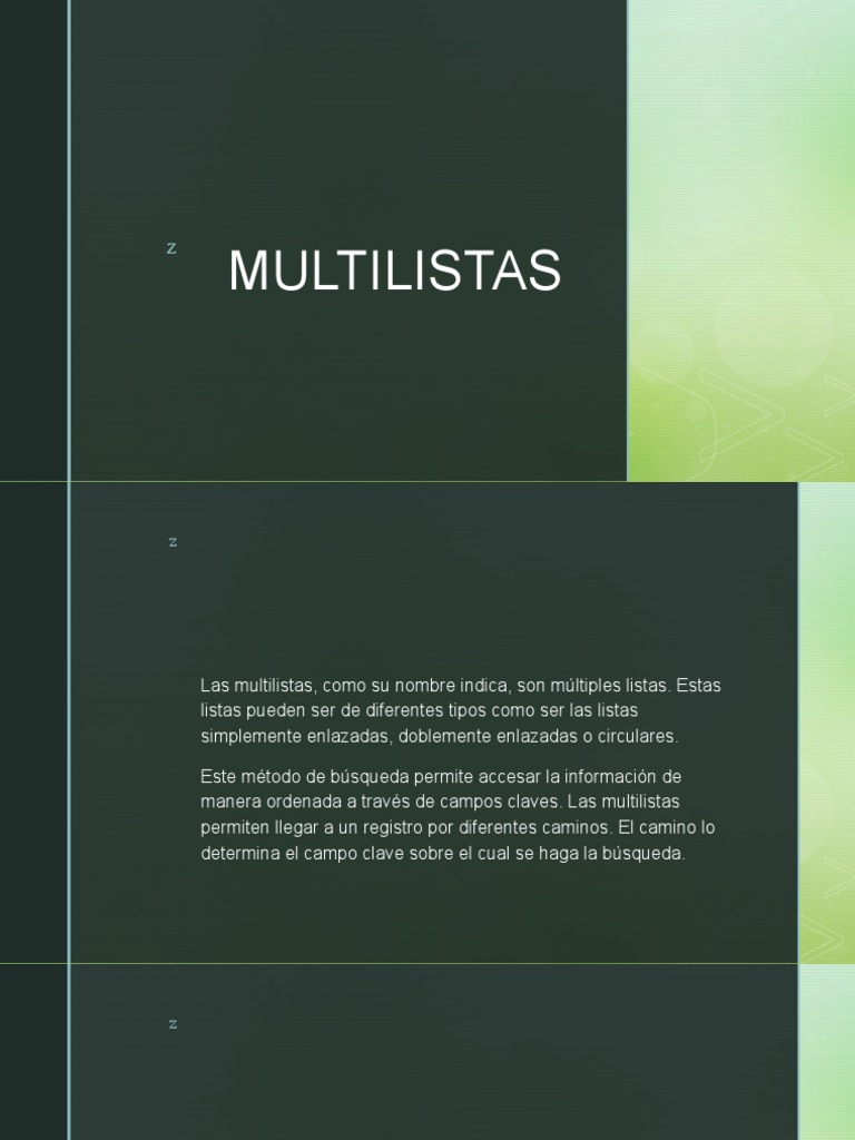 Multi List As | PDF