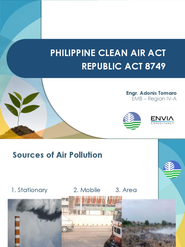 RA 8749 Technical Aspect and Evaluation of Environmental Permits | PDF