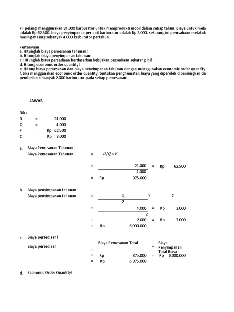 Latihan Soal Akmen | PDF