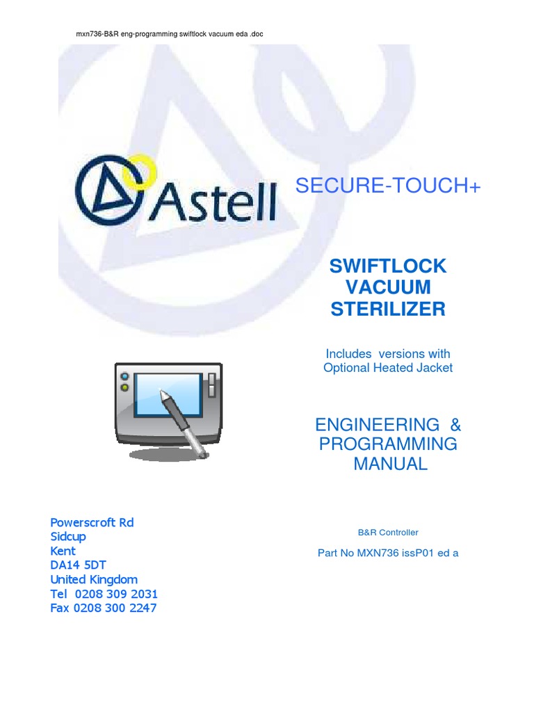 Astell Autoclave User Manual | PDF | Sterilization (Microbiology) | Valve Astell Autoclave User Manual | PDF | Sterilization (Microbiology) | Valve