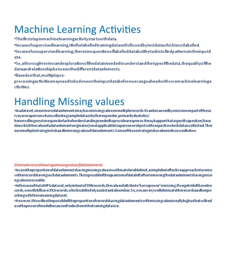 Machine Learning Activities | PDF | Career & Growth | Computers