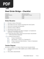 Steel Structure Check List | PDF