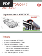 Guía de Textos en AutoCAD | PDF
