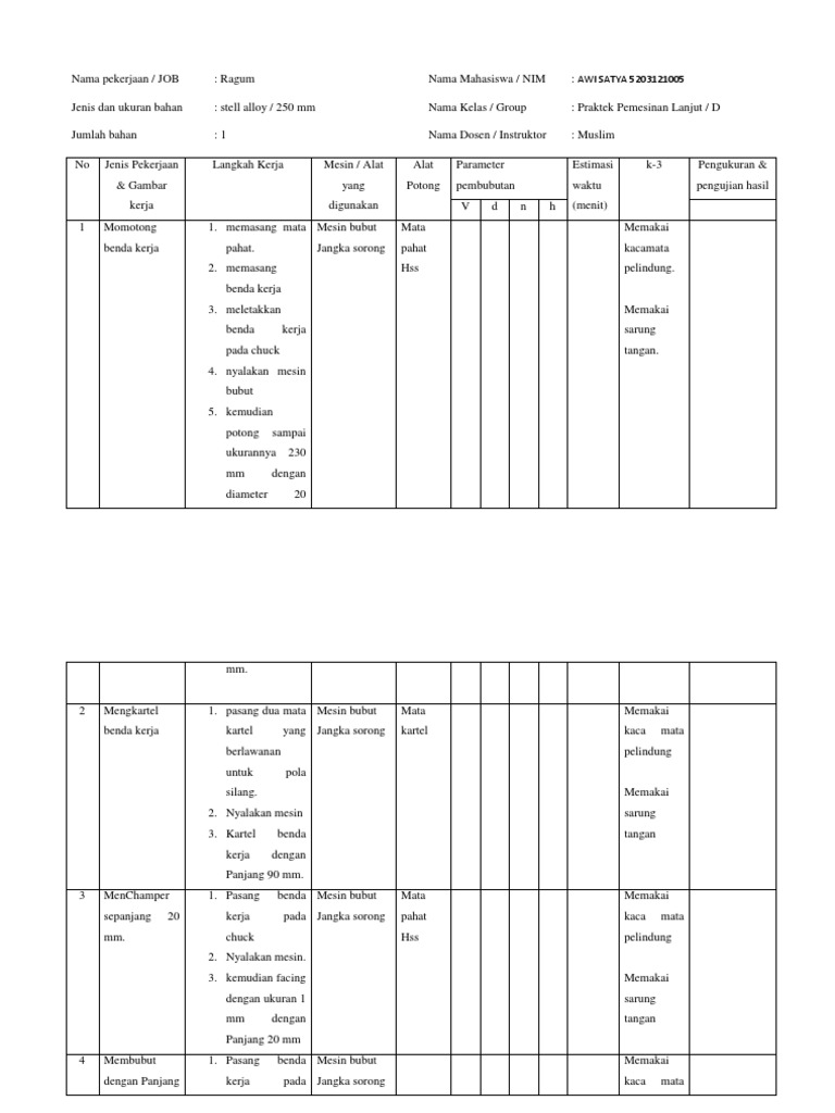 WP 1 RAGUM Bagian 6 - AWI SATYA | PDF