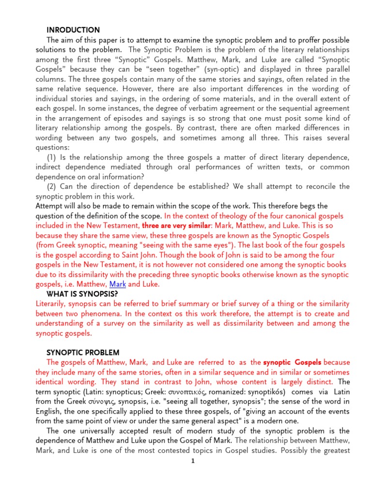 Synopsis 2 | PDF