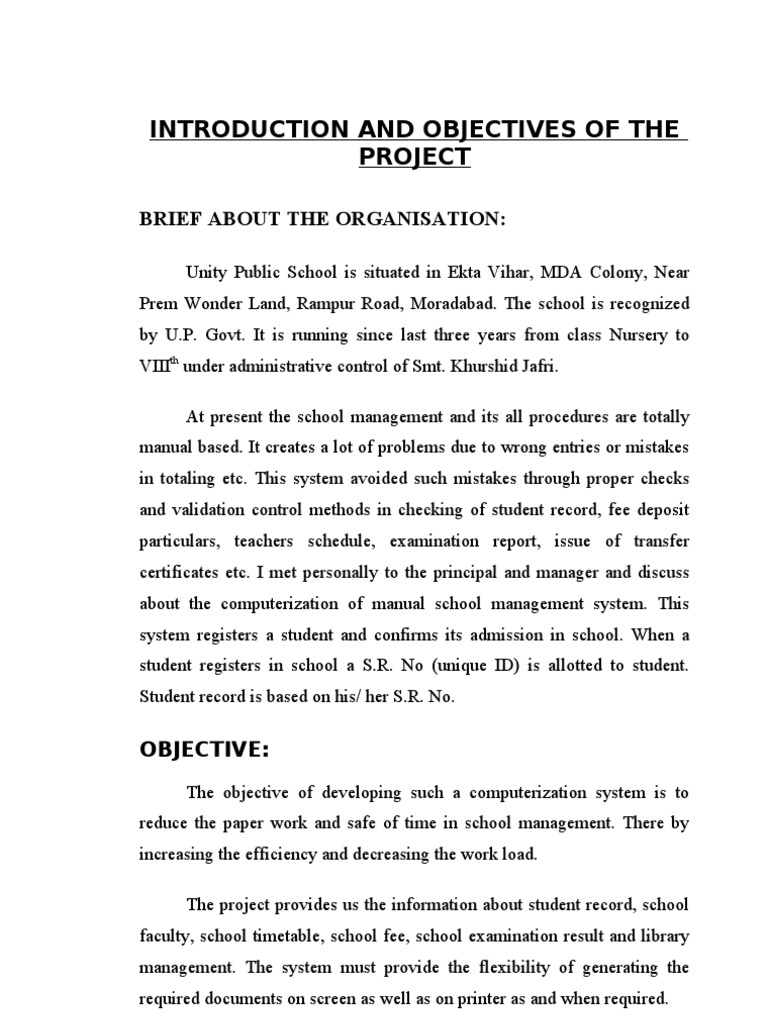 School Management System | PDF | Software Development | Intelligence ...