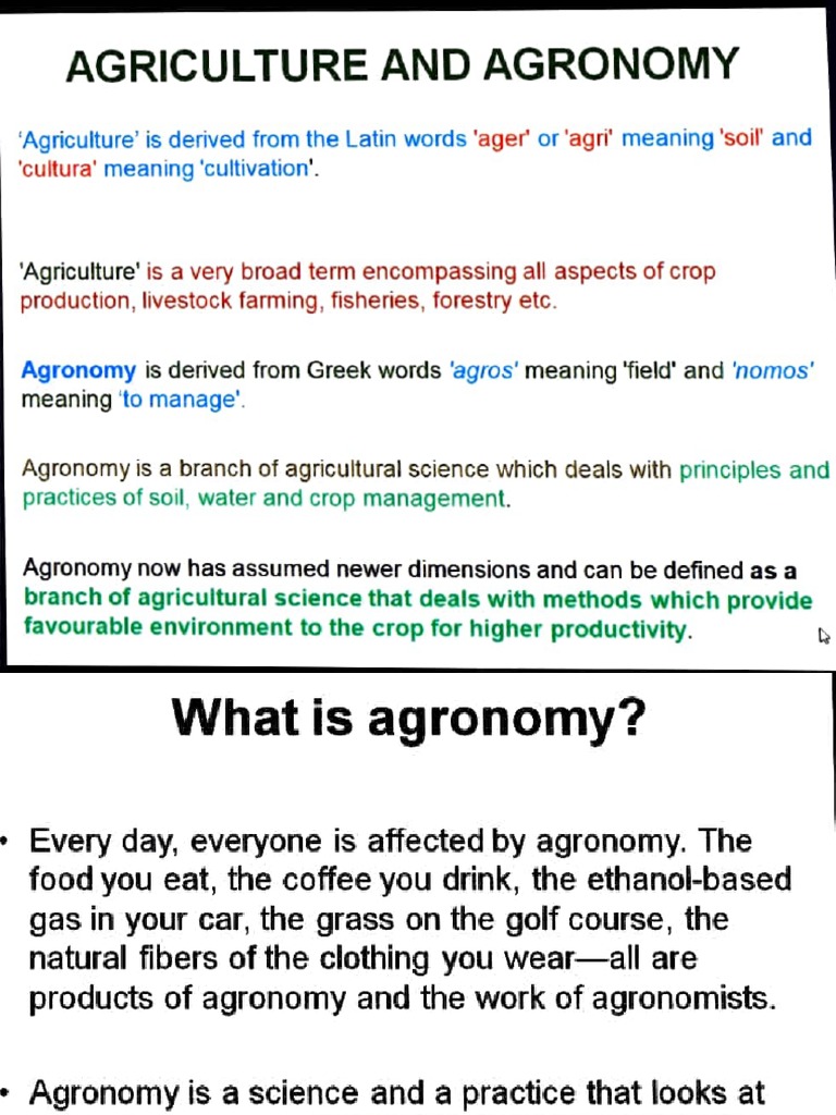 Agronomy Meaning Agronomy | Definition, Description, & Facts
