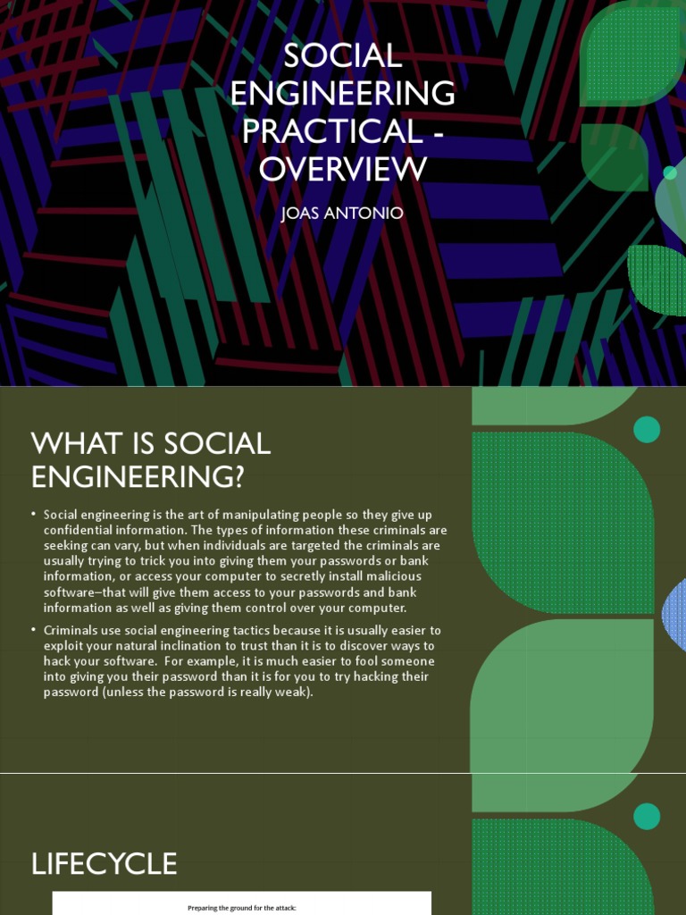 Social Engineering Practical Overview 1639647933 | PDF | Phishing ...
