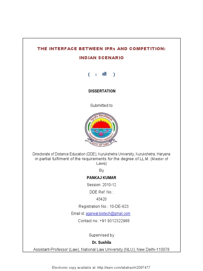 GRV Project File PDF | PDF | Intellectual Property | Competition Law