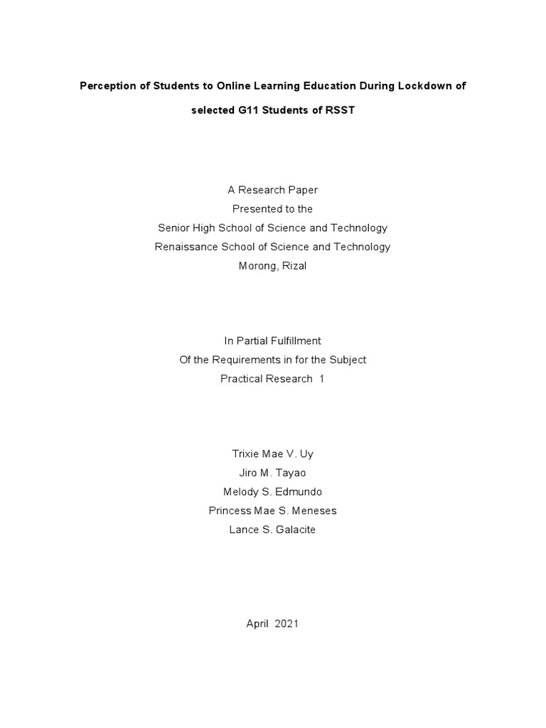 Practical Research 1 CHAPTER 1 | PDF