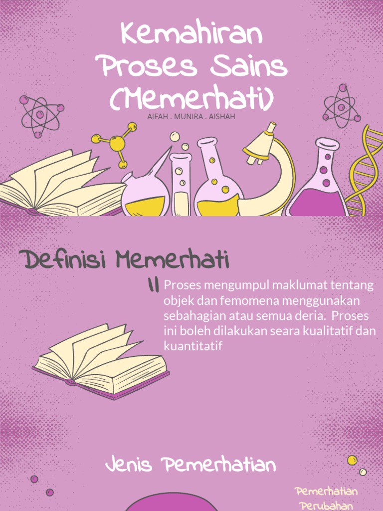 Kemahiran Proses Sains Asas - Memerhati | PDF