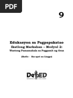 EsP9 - Q3 - Mod1 - Katarungang Panlipunan - 04192021 | PDF