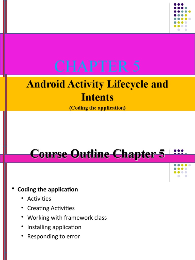 Android Activity Lifecycle Guide | PDF | Method (Computer Programming) | Android (Operating System)