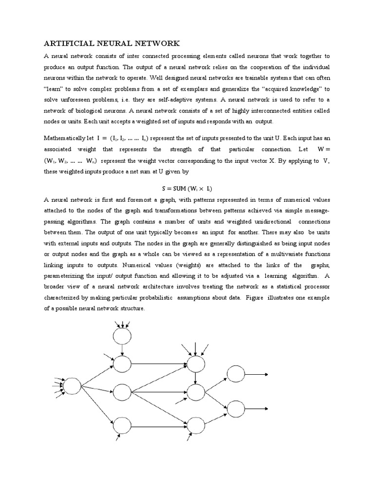 Artificial Neural Network | PDF | Artificial Neural Network | Computer ...