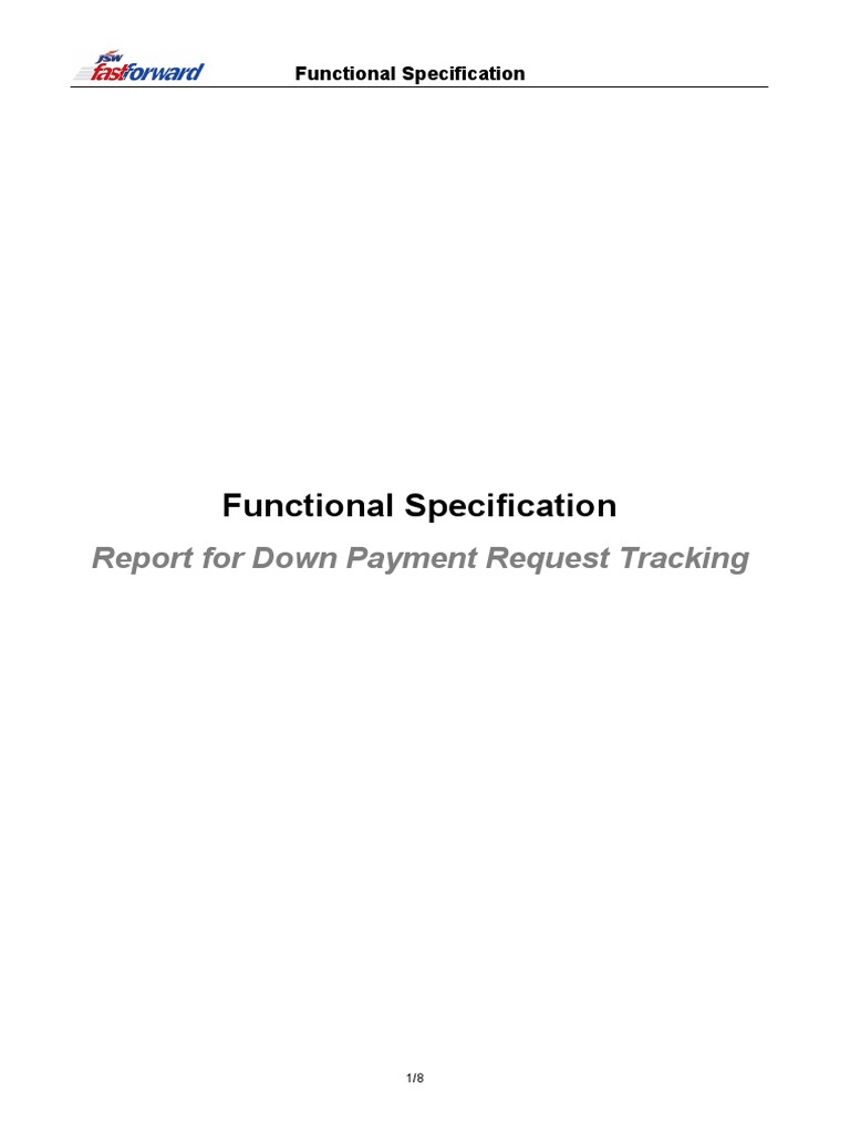 MM - Down Payment Request | PDF | Specification (Technical Standard) | Systems Engineering