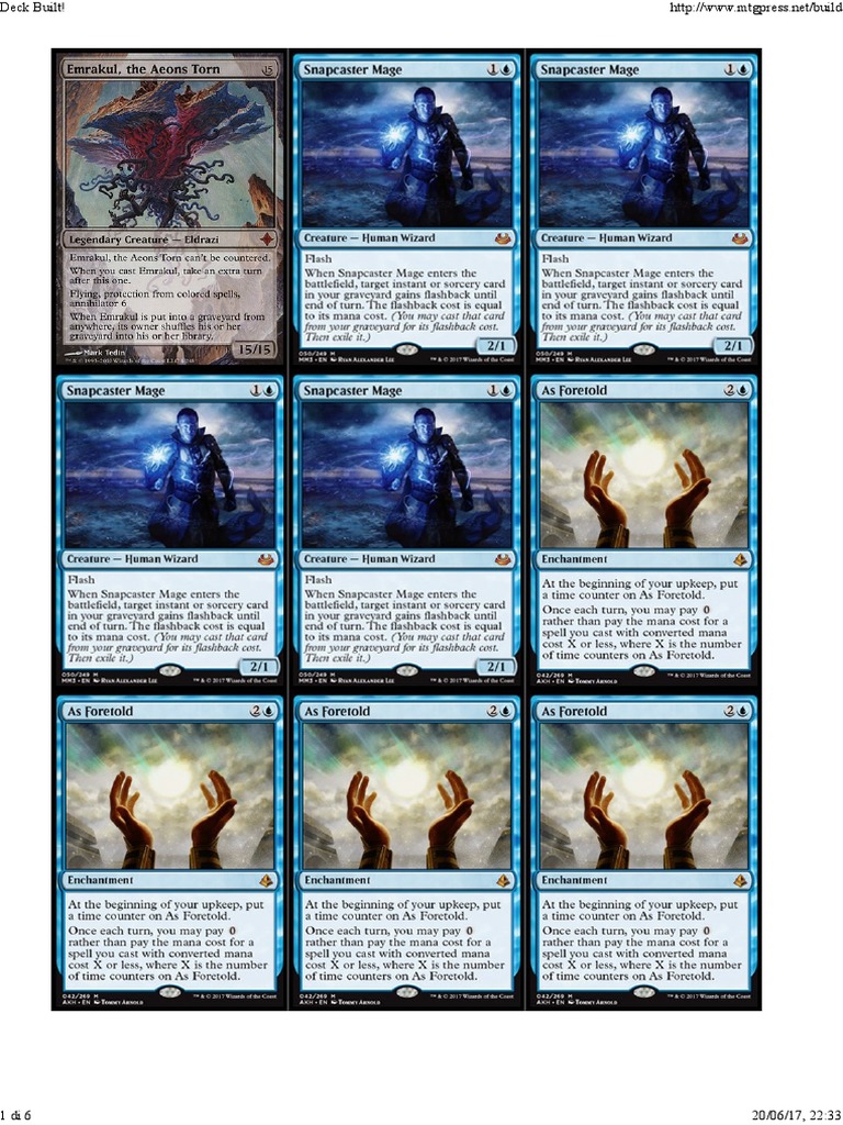 MTG As FORetold | PDF | Home & Garden