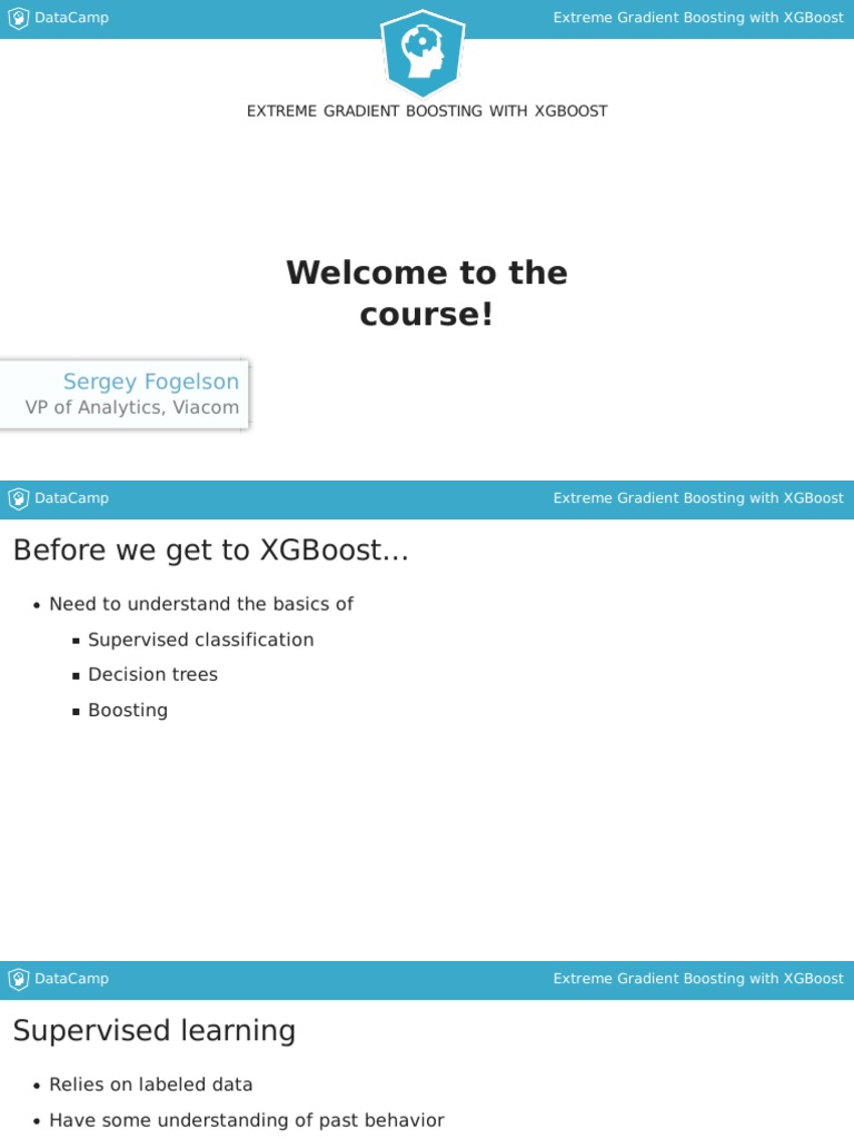 XG Boost | PDF | Machine Learning | Statistical Classification