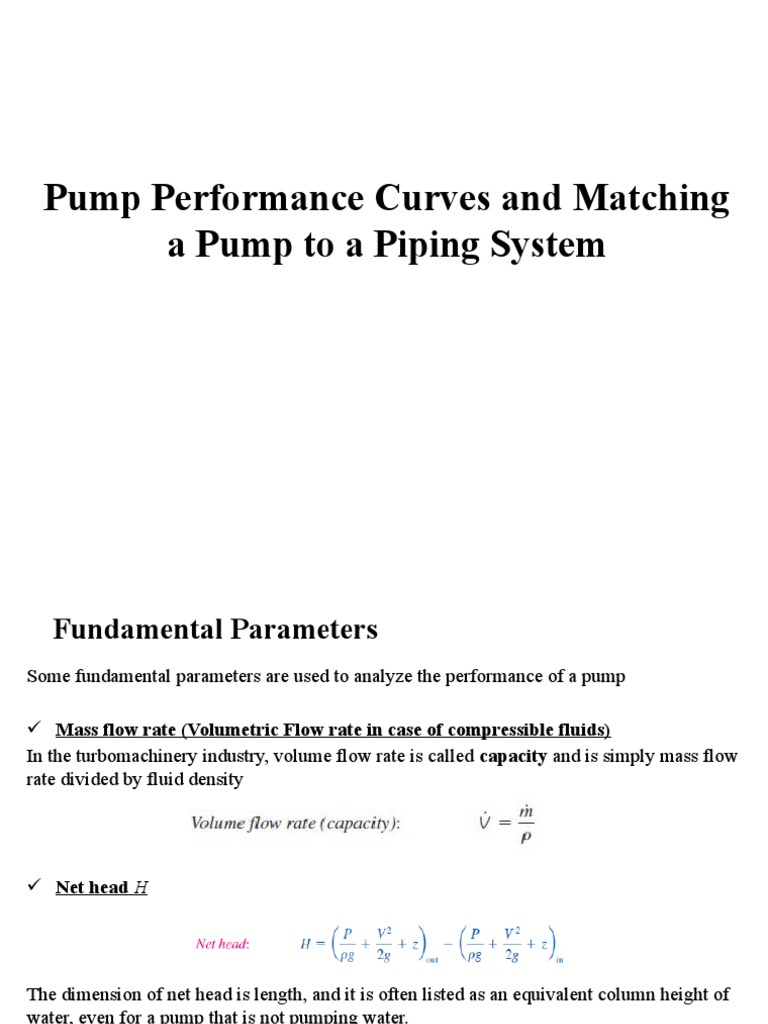 Pump Performance Curves | PDF | Pump | Fluid Dynamics