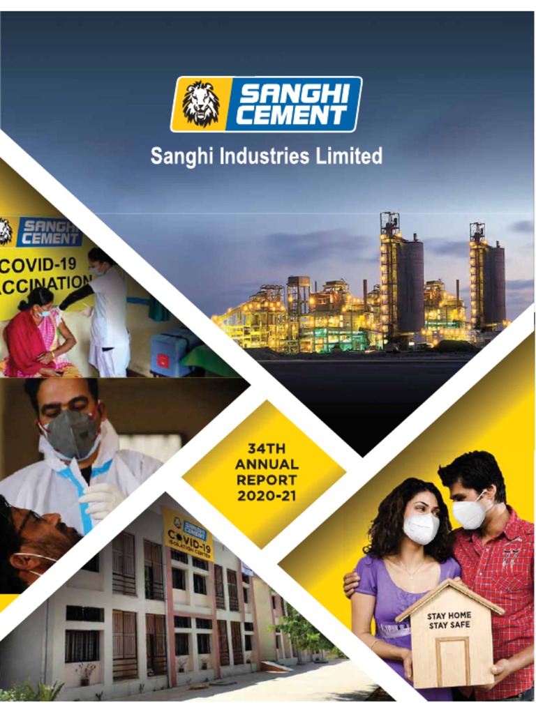 Sanghi Industries 34th Annual Report 2021 | PDF | Internal Control | Audit