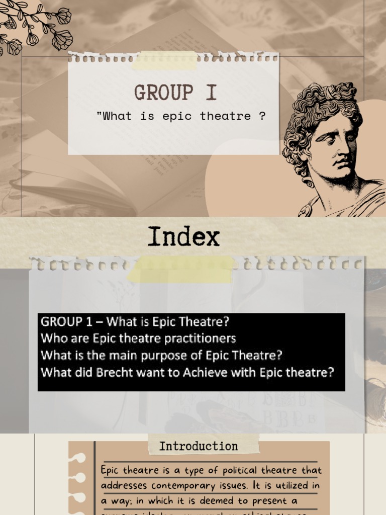 What Is Epic Theater | PDF | Philosophy