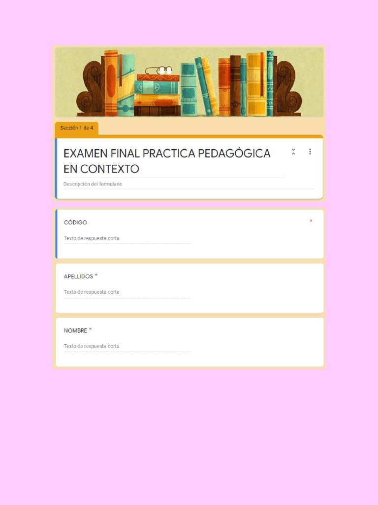 Examen Final Practica Pedagogica V | PDF