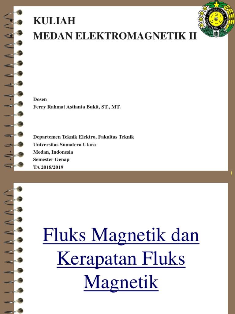 14 - Minggu Ke 14 - Fluks Magnetik Dan Kerapatan Fluks | PDF