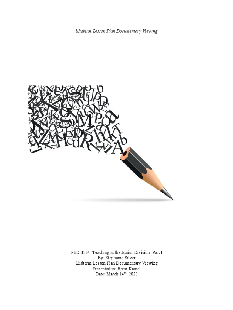 Documentary Lesson Plan | PDF