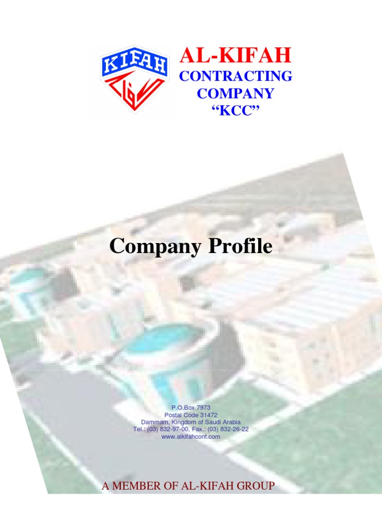 Al-Kifah: Company Profile | PDF | Procurement | Logistics