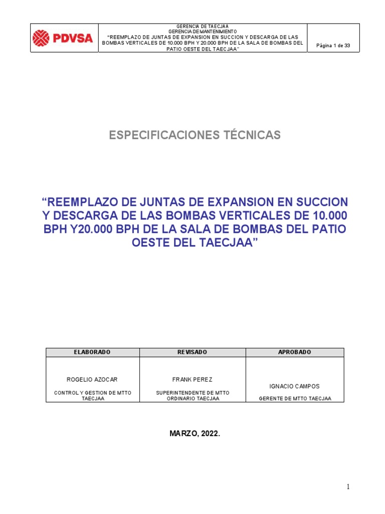 Reemplazo de Juntas en Bombas TAECJAA | PDF | Soldadura | Construcción